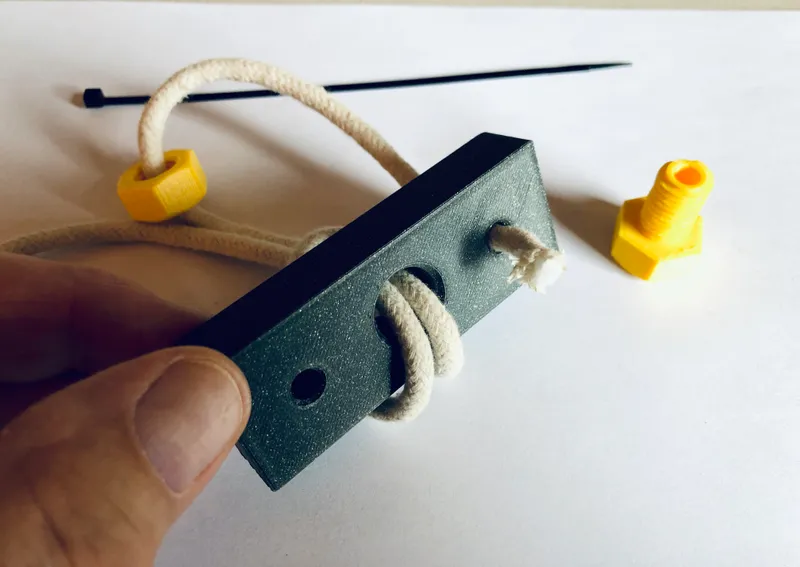 Bolt-Nut Puzzle by Seabird HH | Download free STL model | Printables.com