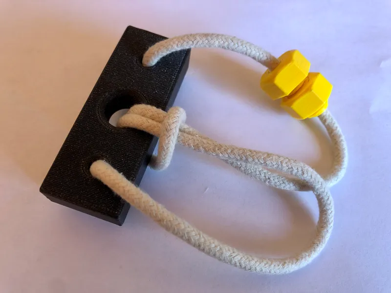 Bolt-Nut Puzzle by Seabird HH | Download free STL model | Printables.com