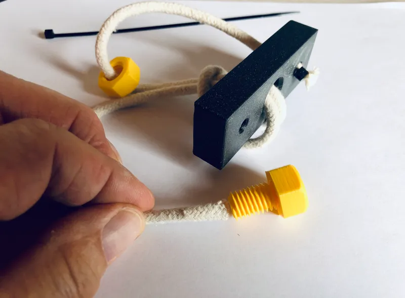 Bolt-Nut Puzzle by Seabird HH | Download free STL model | Printables.com