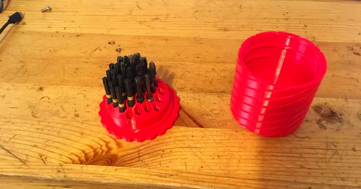 Hex screwdriver bit holder by Barras 3D | Download free STL model ...