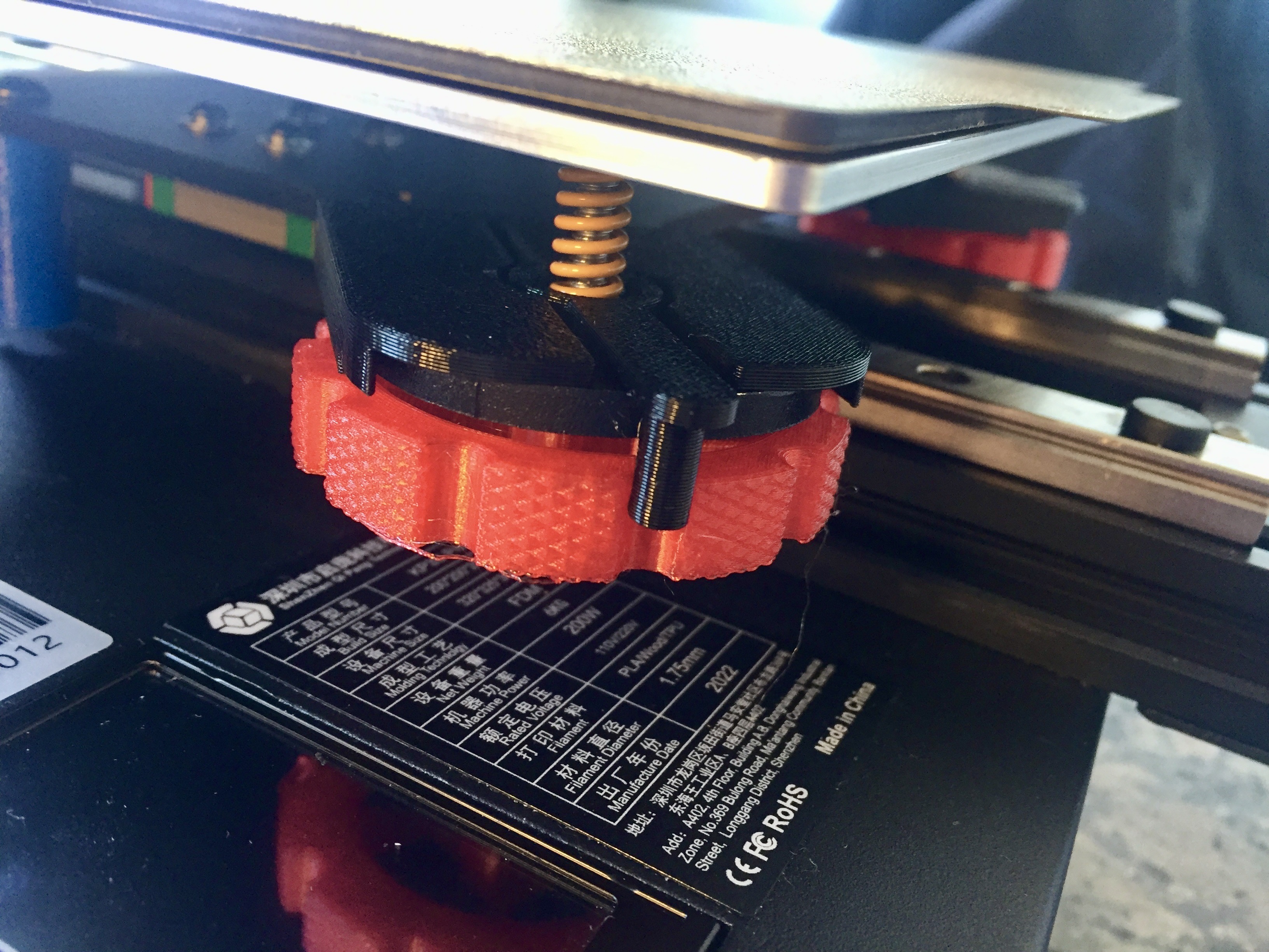 Kingroon KP3S Pro Levelling Thumb Wheel & Locking Clip for the Linear ...