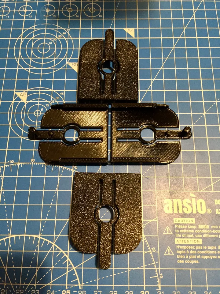 Kingroon KP3S Pro Levelling Thumb Wheel & Locking Clip for the Linear ...