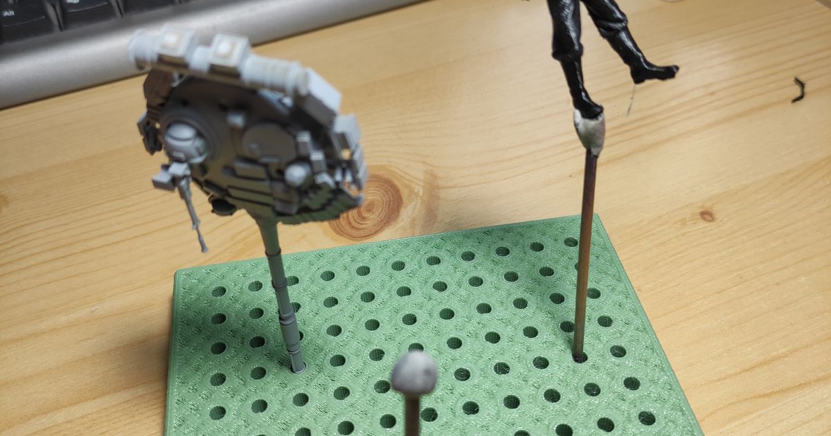 Stand for model painting by Jindřich | Download free STL model ...