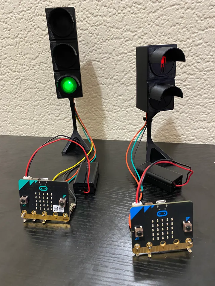 LED traffic lights by StickyRib | Download free STL model | Printables.com