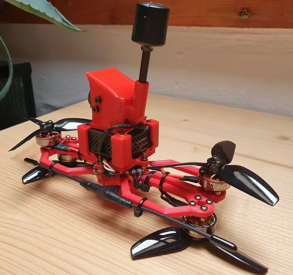 3" Bone fpv Drone with DJI O3 Air Unit by beeRacer | Download free STL ...