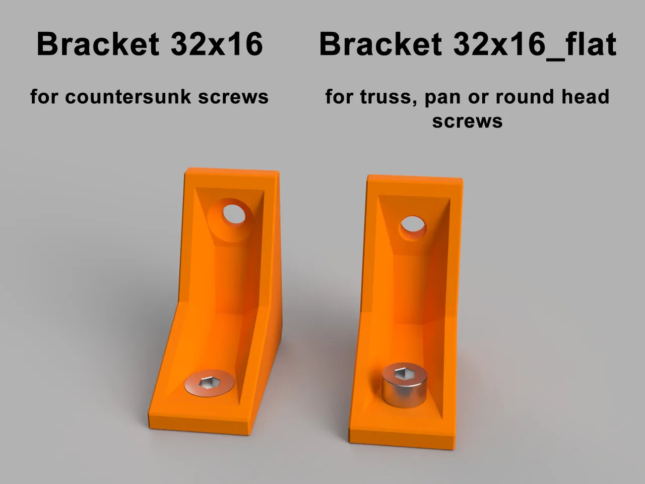Corner Bracket v2 (optimized for 3D printing) by 3D_Workspace ...