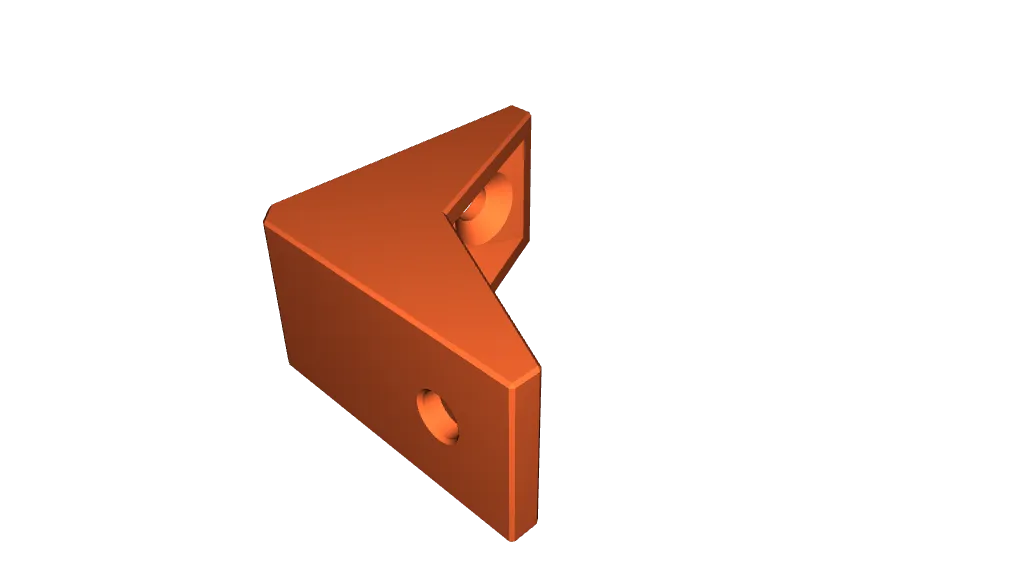 Corner Bracket v2 (optimized for 3D printing) by 3D_Workspace ...