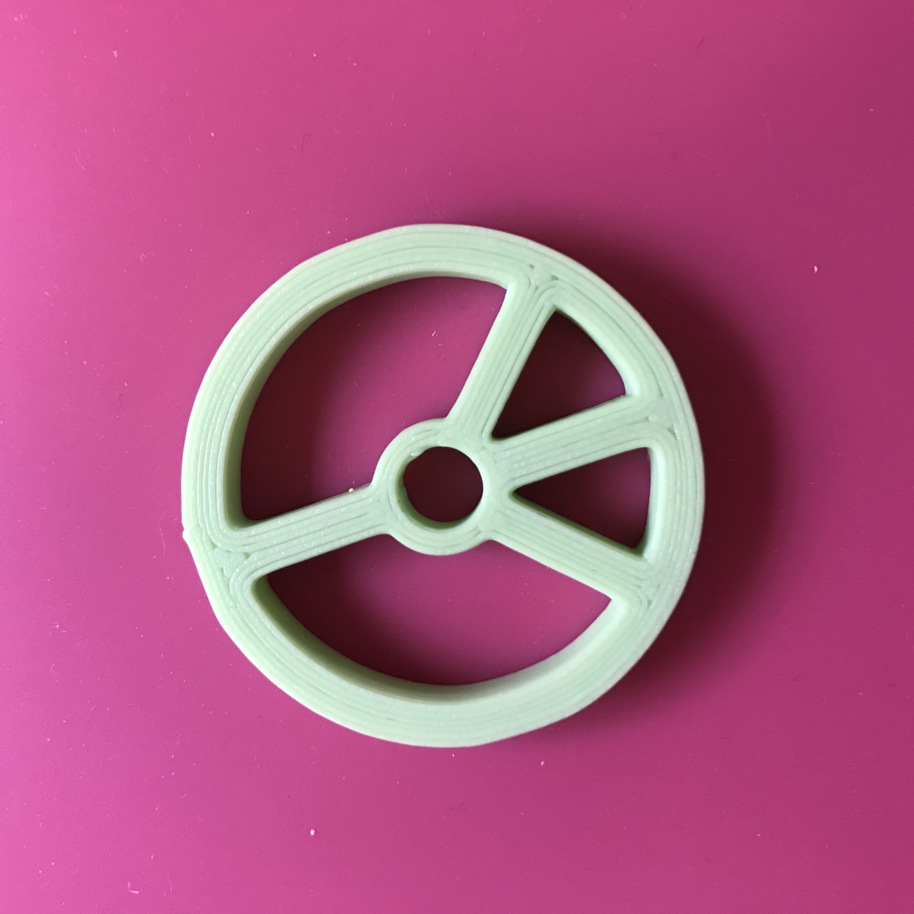 Peace Sign 45 rpm Record Adapter by Lacemaker | Download free STL model ...