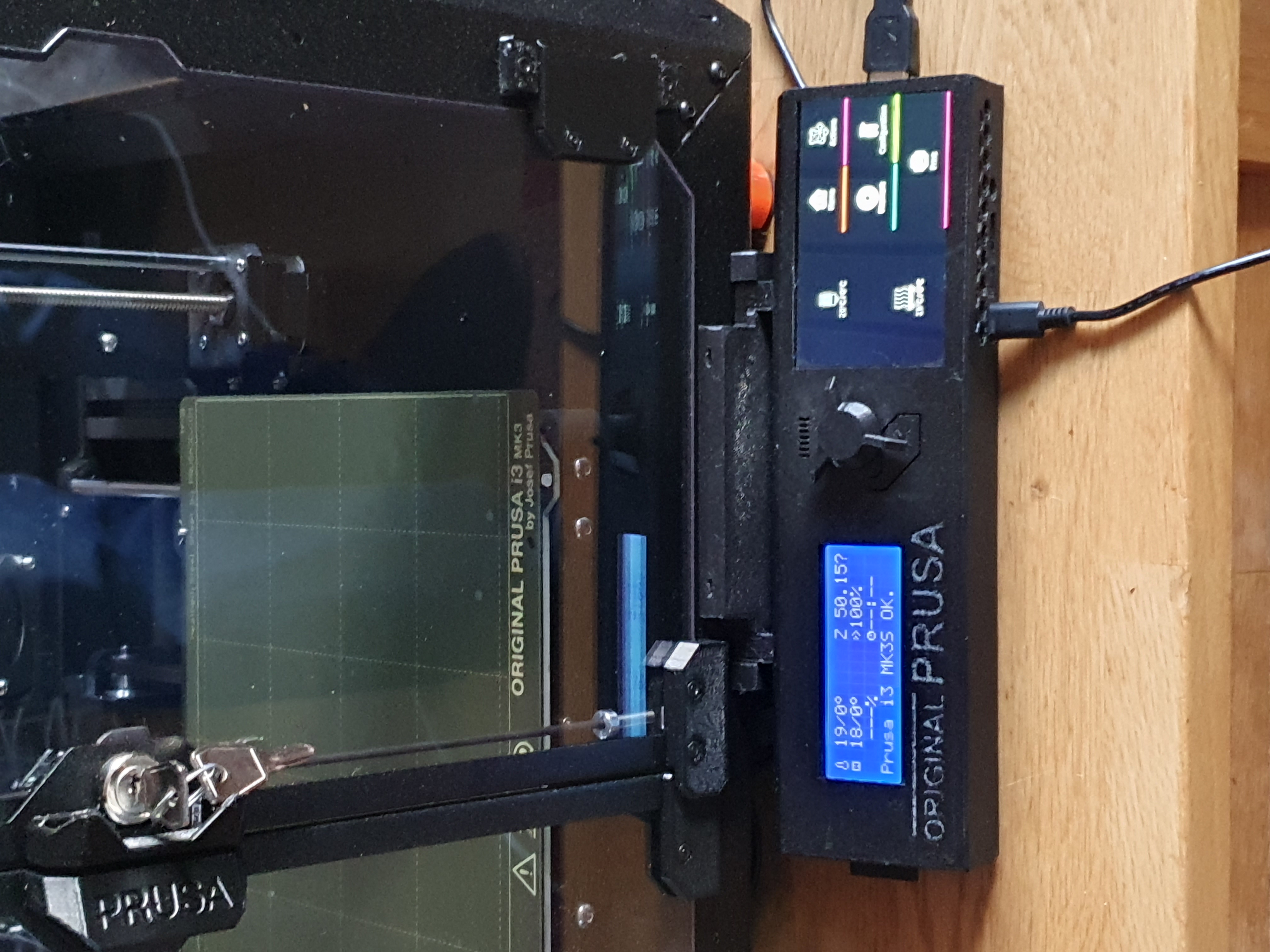 Perusa enclosure mount for LCD+ Hyperpixel 4" touchscreen cover by ...