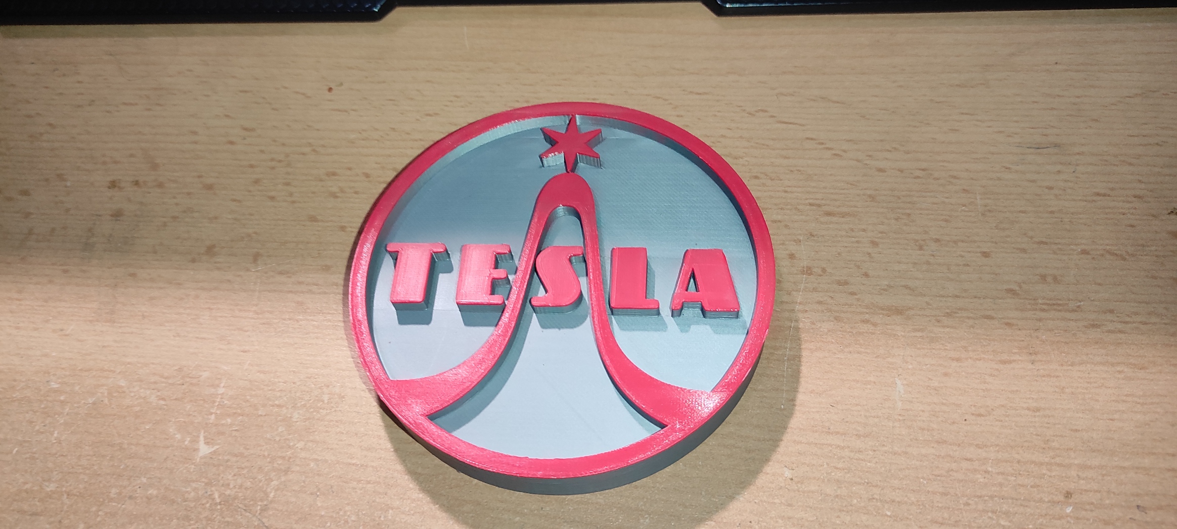 Tesla logo (štempl) by Michal Basler | Download free STL model ...