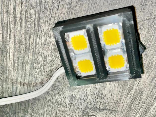 LED Light with F3D for customization by voiyt | Download free STL model ...