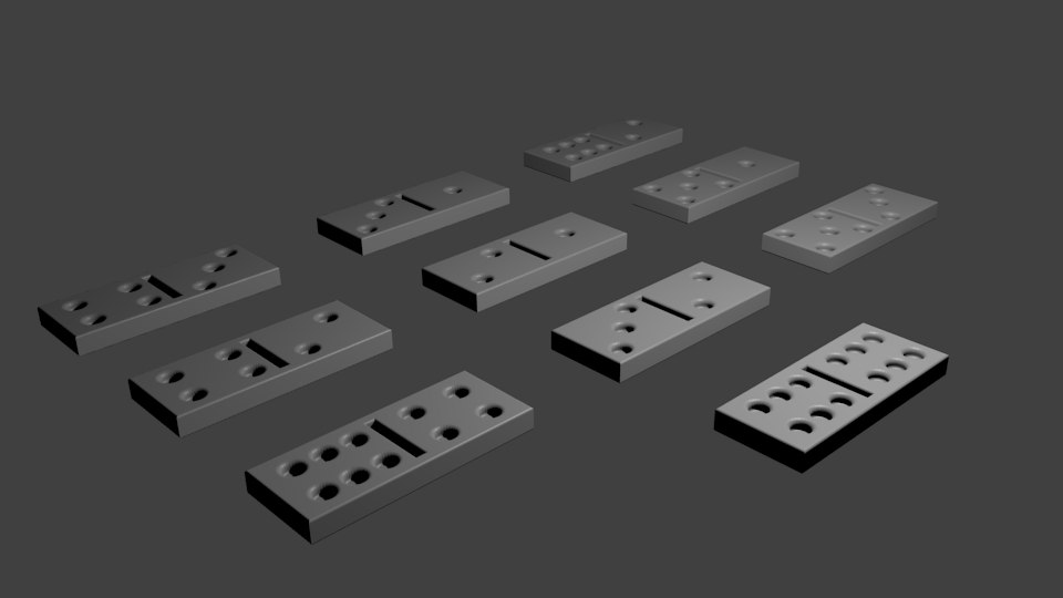 Domino par 3D TISK | Téléchargez gratuitement un modèle STL ...