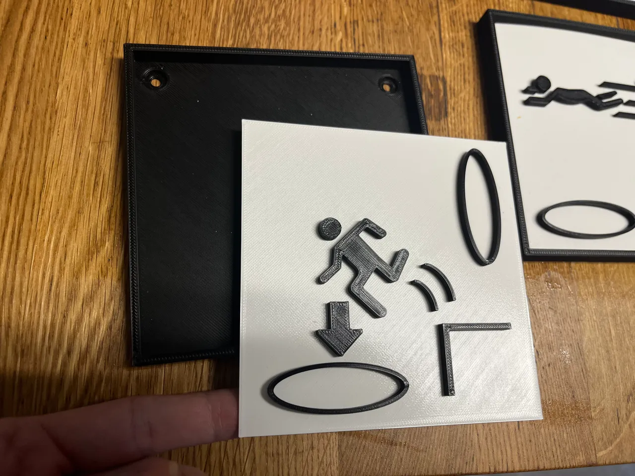 Portal - Level Warning Plaques by MiDankies Designs | Download free STL ...