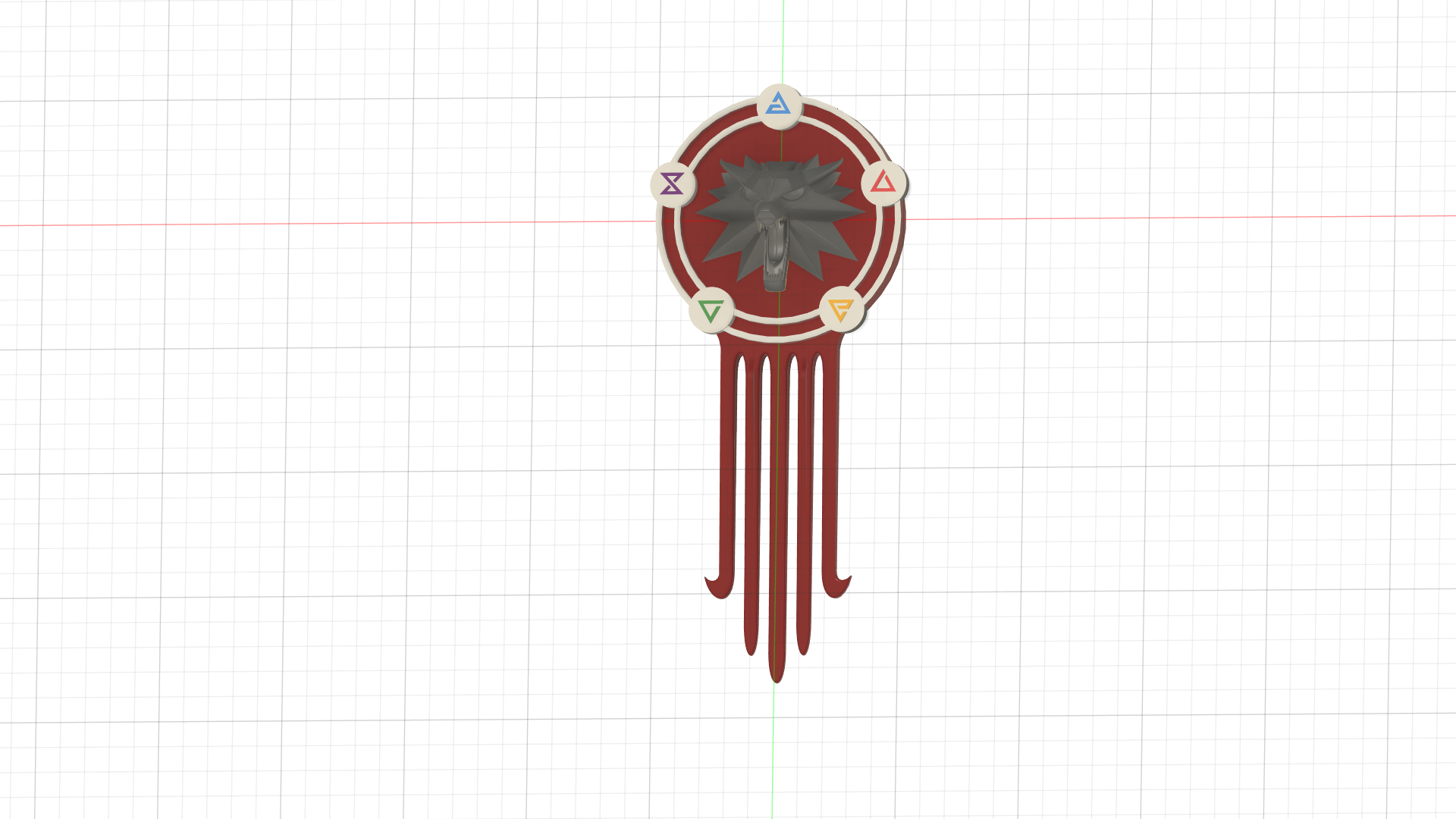 Hair (pin) Ornament The Witcher by iapetusQB | Download free STL model ...
