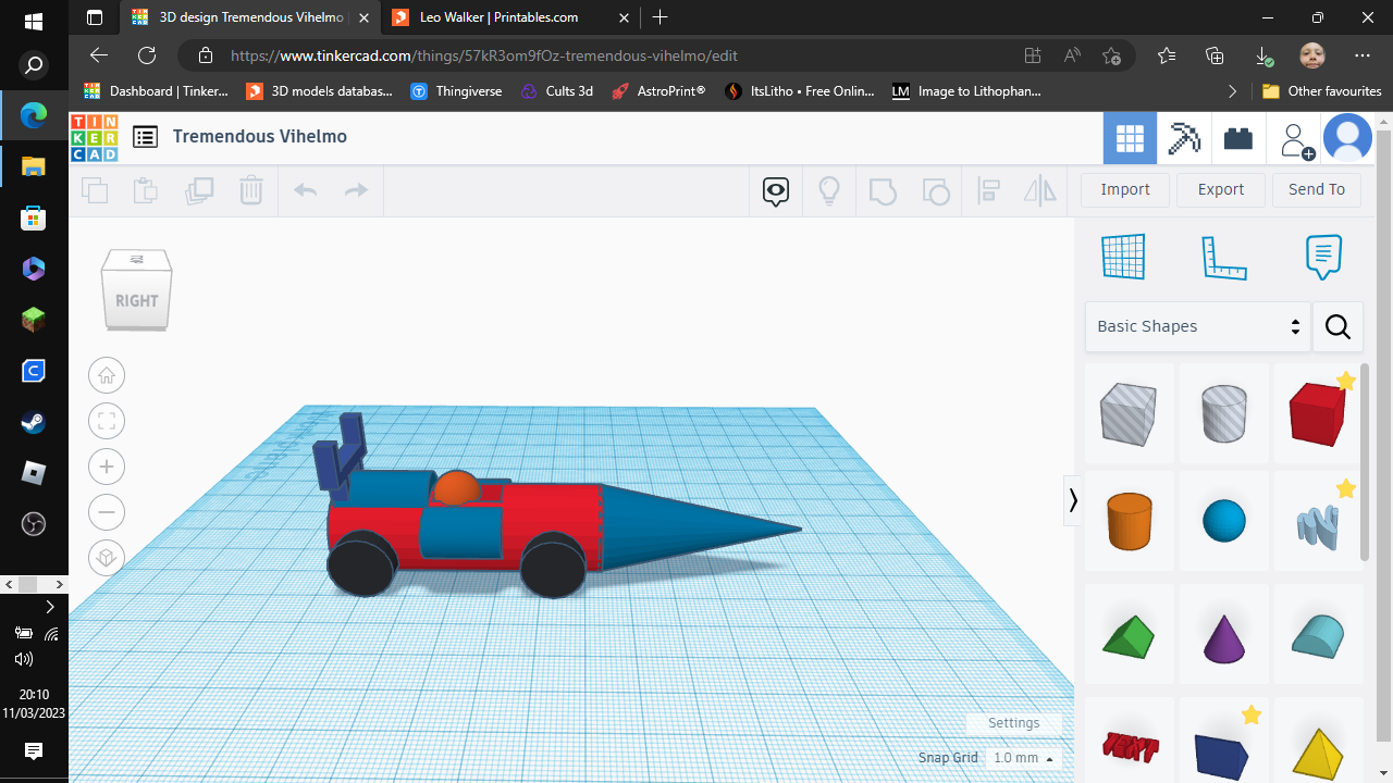 Race Car by Leo Walker | Download free STL model | Printables.com