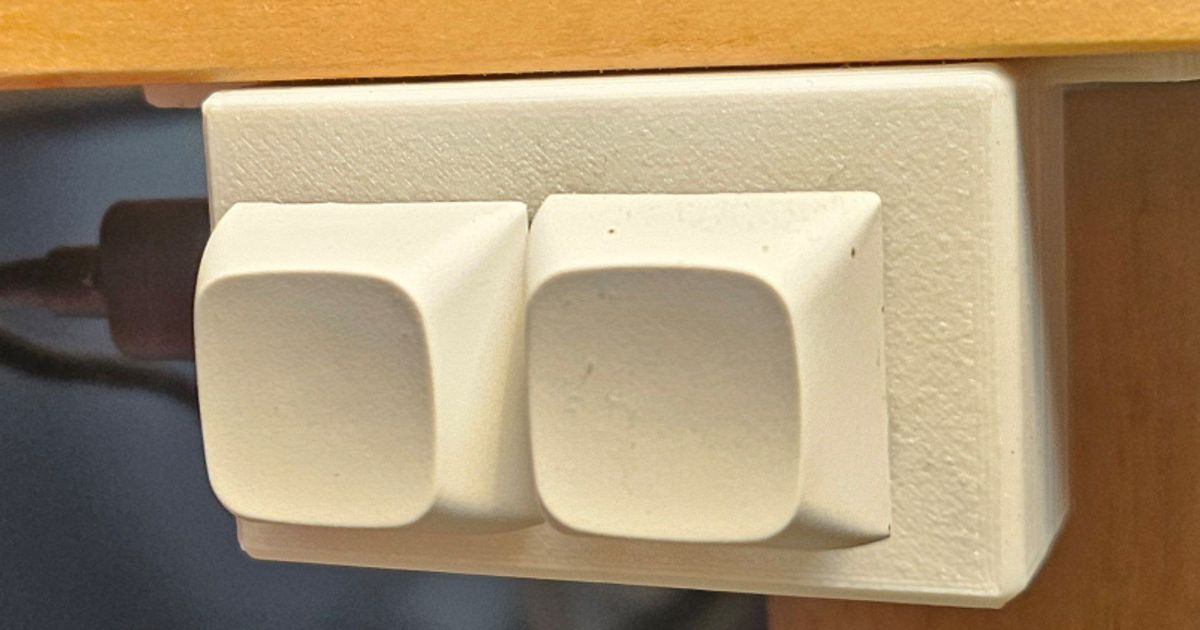 Smart home shortcut button panel by mothdotmonster | Download free STL ...