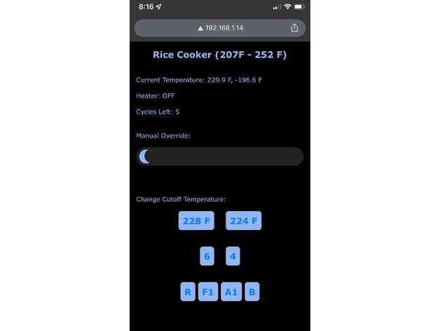 iCooker - Smart Controller for Rice Cookers - Enclosure printed with ...