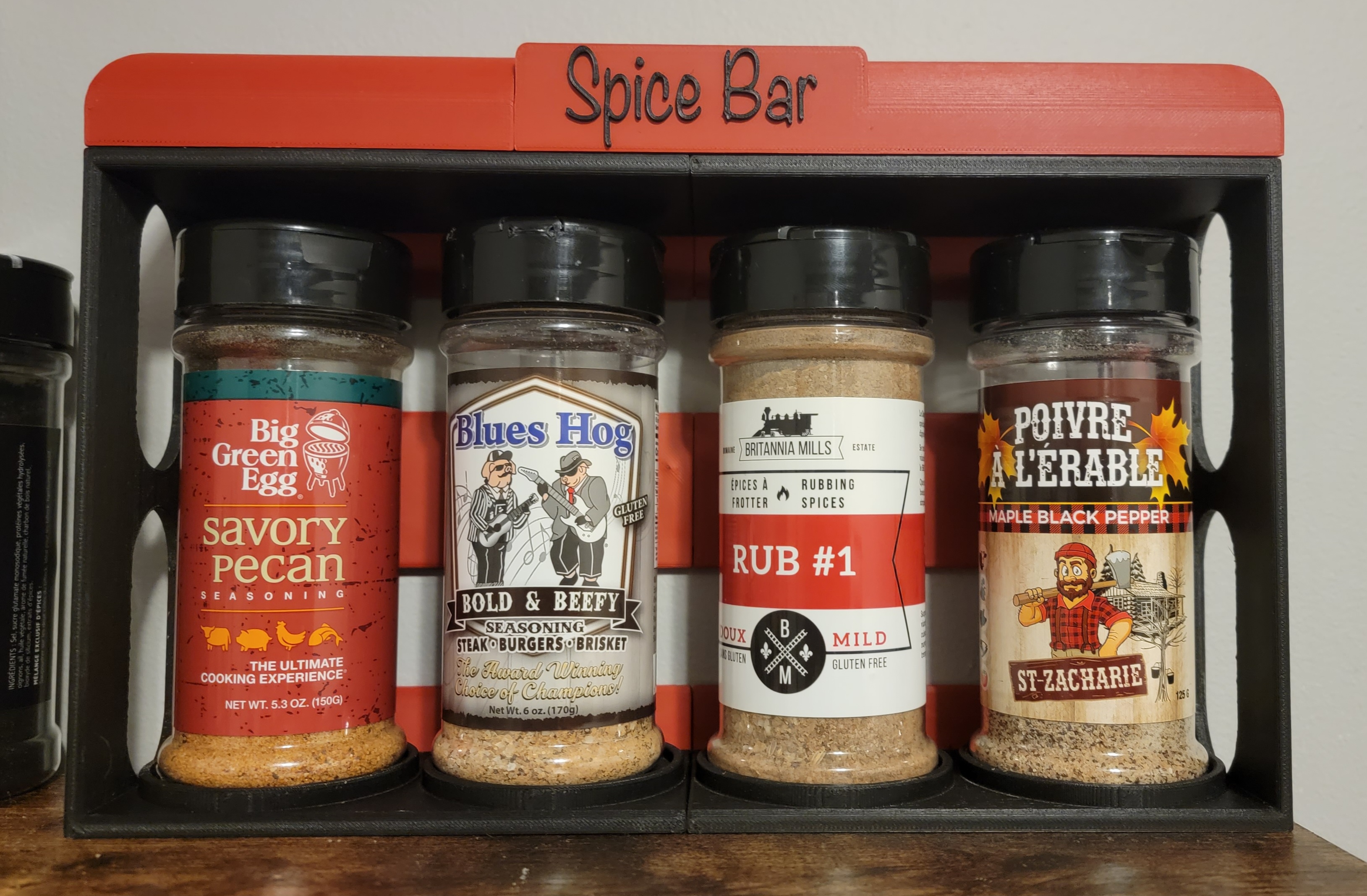Spice Bar - stackable Spice holder (REMIX - bigger) by Bullseye3d ...
