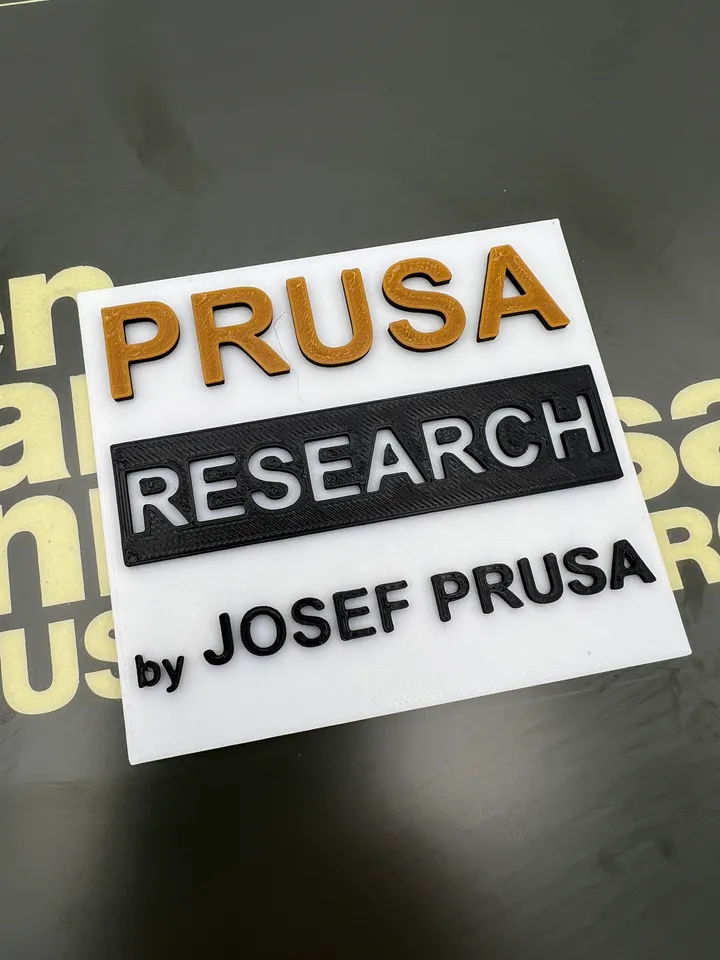 Prusa Research by Josef Prusa Logo by Patrikus | Download free STL ...