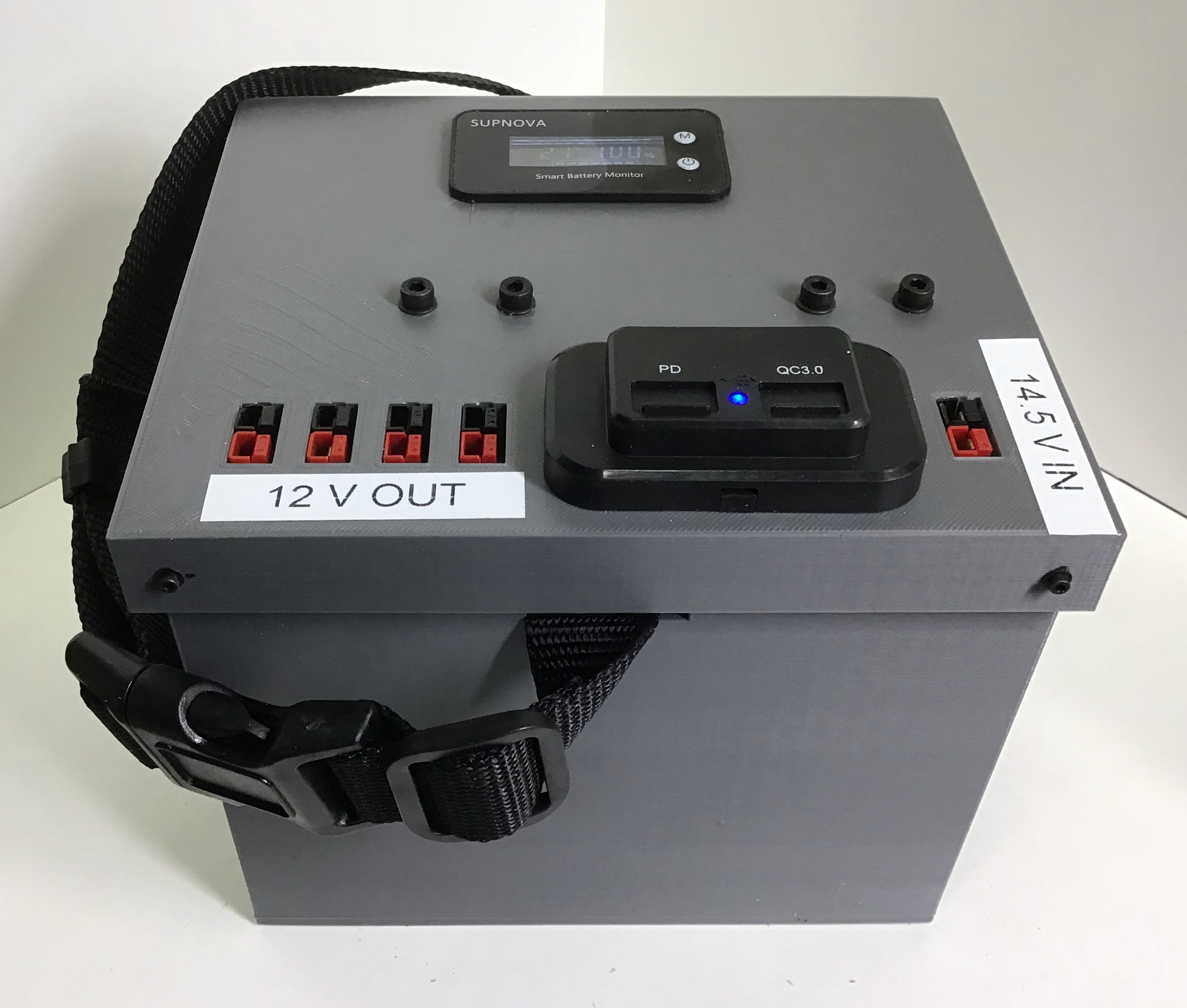 Twelve Volt Portable Power Bank by harbormaster | Download free STL ...