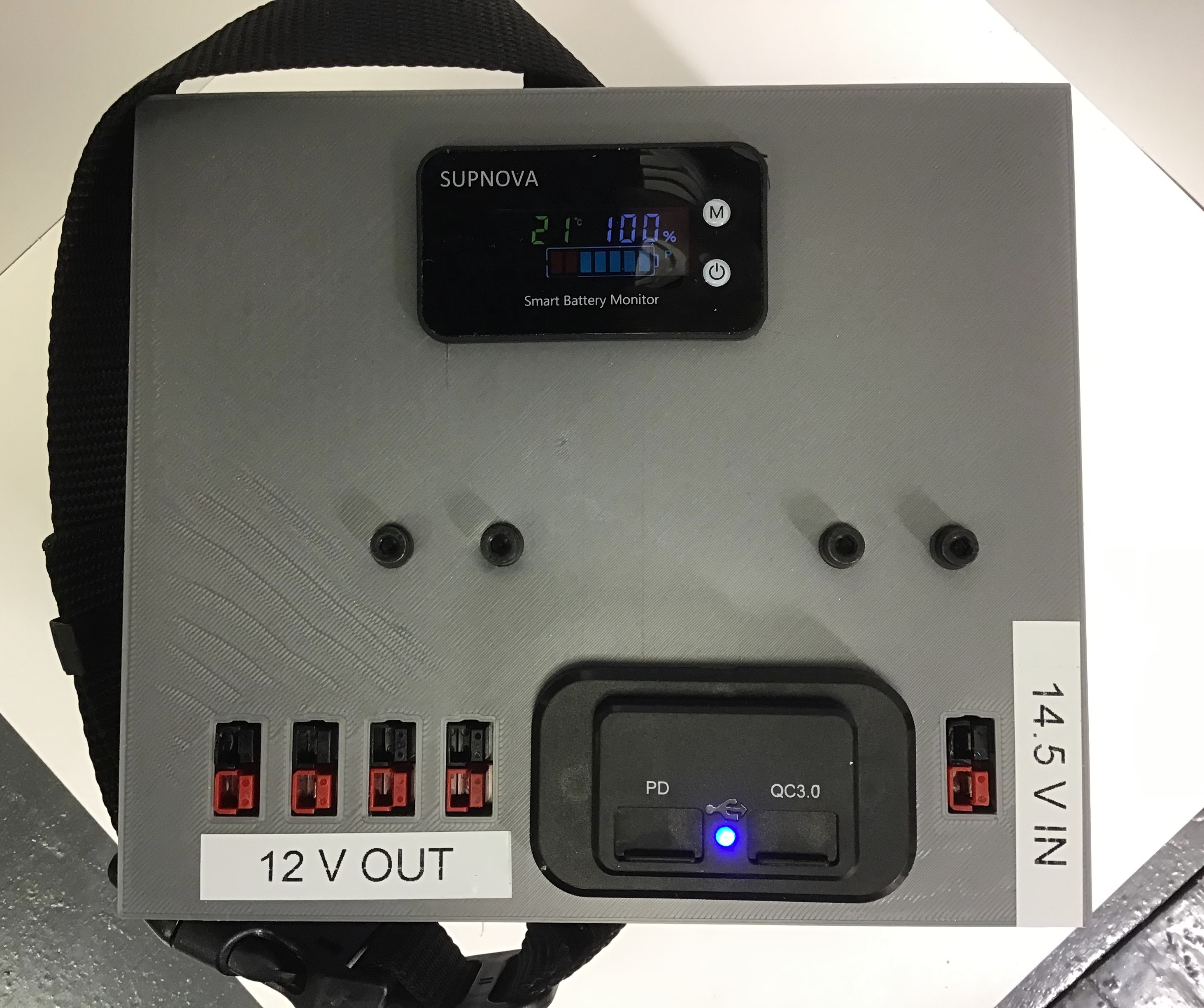Twelve Volt Portable Power Bank by harbormaster | Download free STL ...