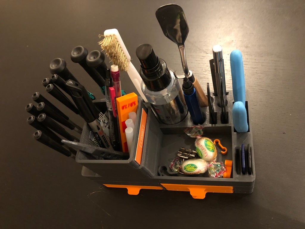 Pencil Holder 3D Printing by Juliencasimir83 | Download free STL model ...