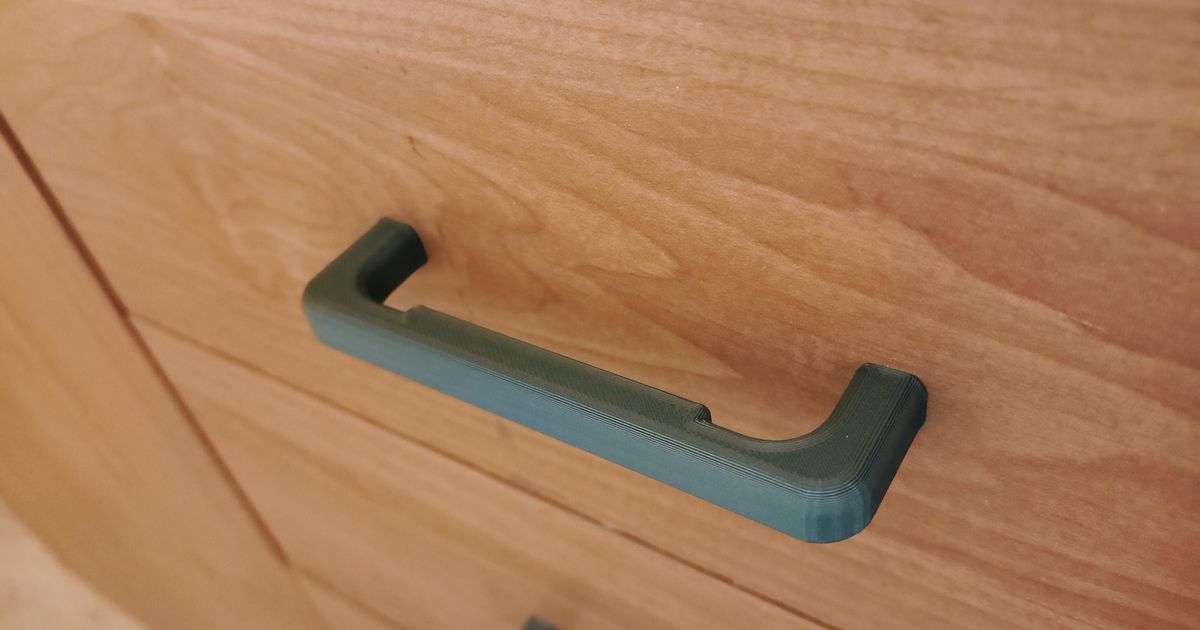 Kitchen cabinet/drawer handle by Tarman33 | Download free STL model ...