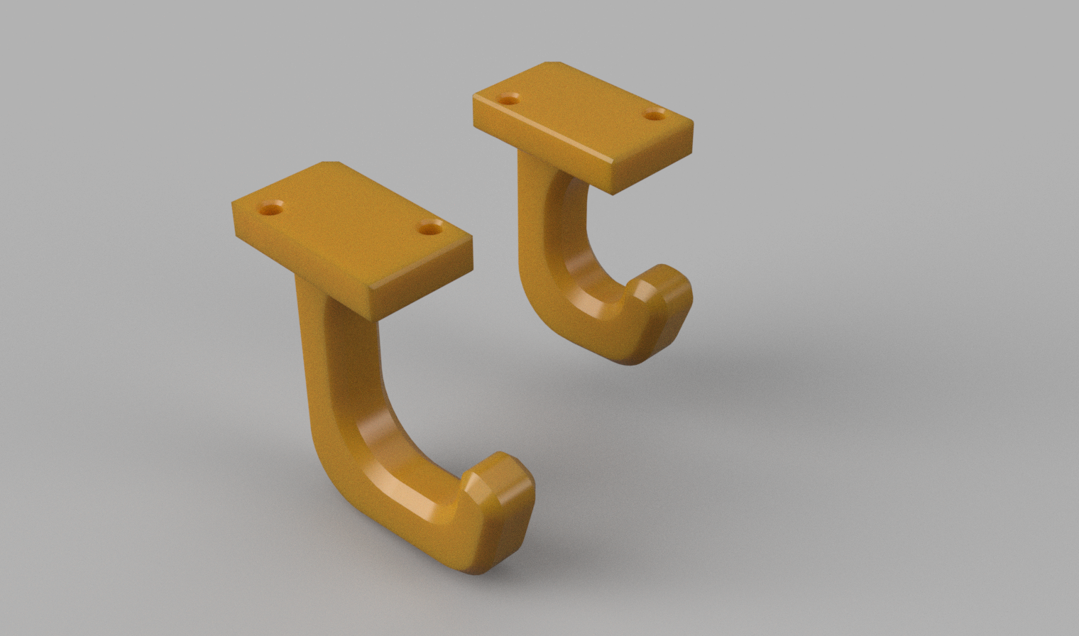 Hanging hook. by Ljhtom (Javier Hernando) | Download free STL model ...