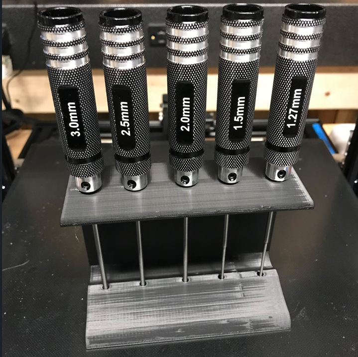 Hex Screwdriver Stand Five by mfetting | Download free STL model ...
