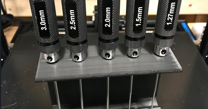 Hex Screwdriver Stand Five by mfetting | Download free STL model ...