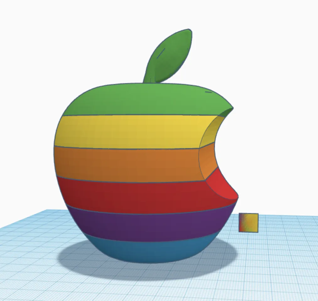 Logo Apple Color by Juliencasimir83 | Download free STL model ...