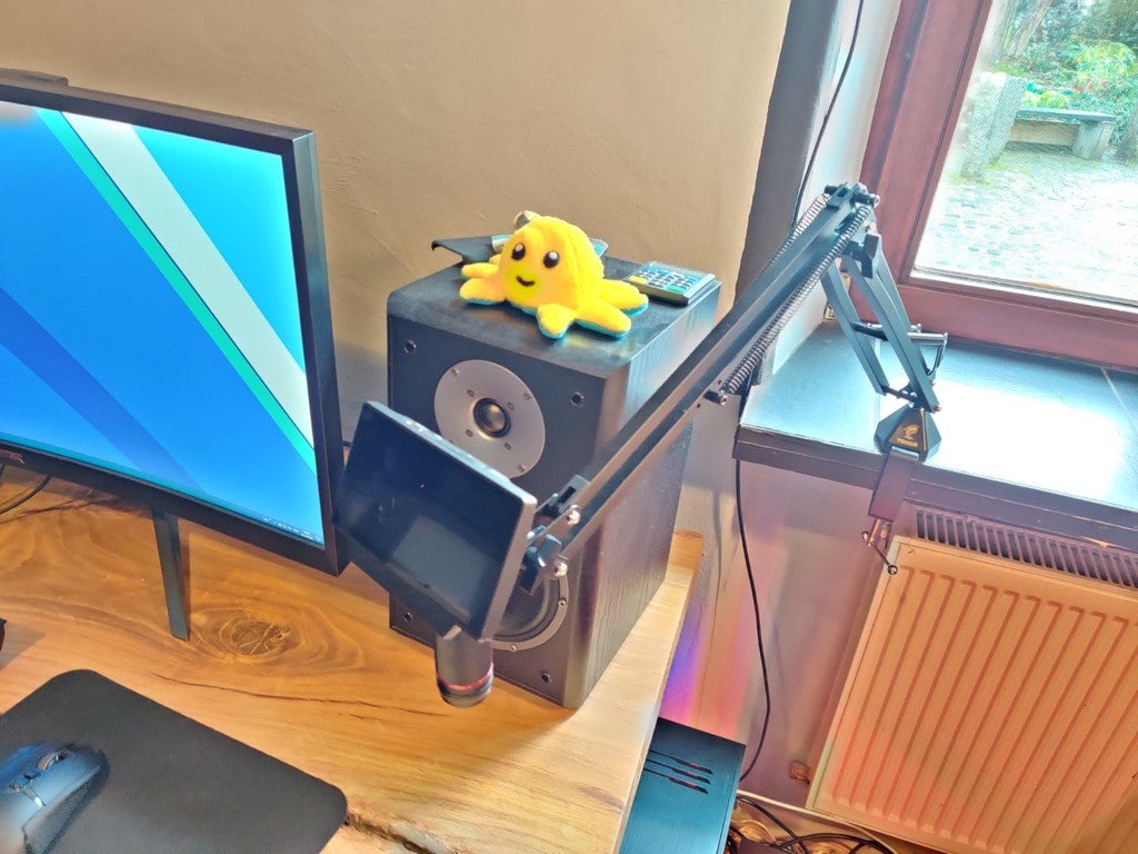 ADSM302 Microphone Arm Mount by Chrismettal - Binary-6 | Download free ...