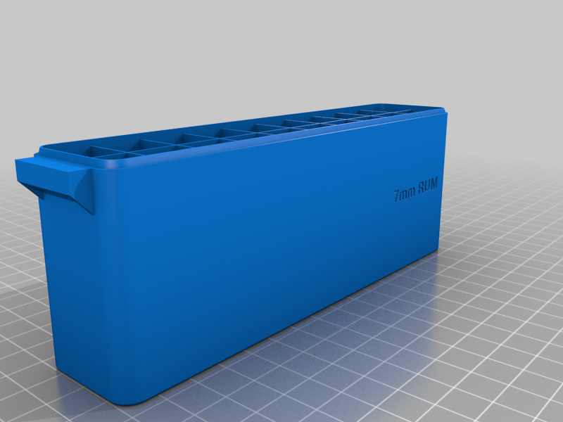 7mm RUM, Pocket Snap Latch Modular Ammo Box by brass_ring | Download ...
