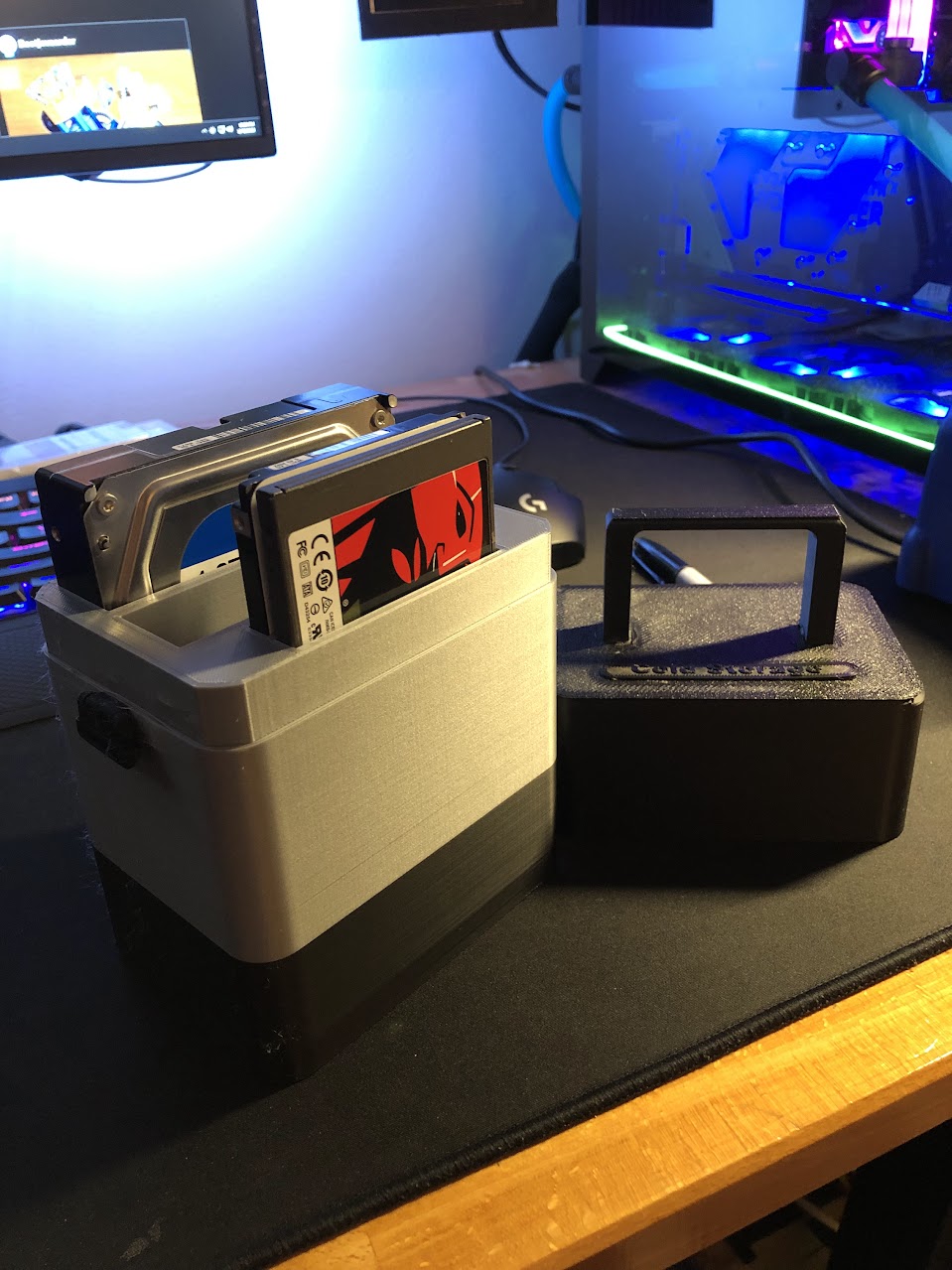 HDD and SSD Case by Gallapagos | Download free STL model | Printables.com