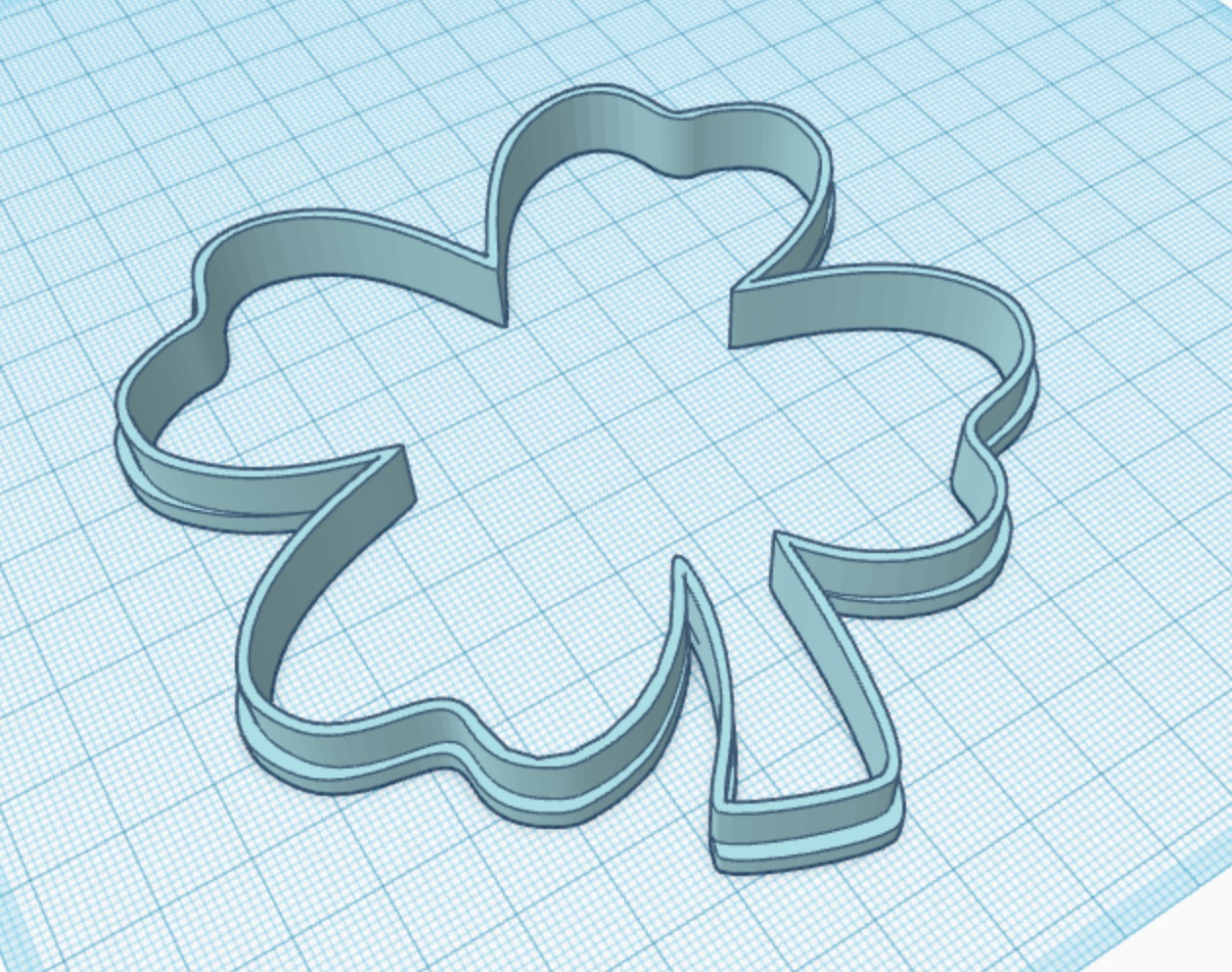 Four Leaf Clover Cookie Cutter by akaderby | Download free STL model ...