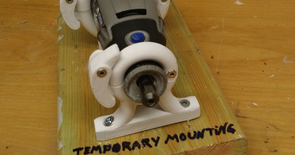 Dremel holder latched MK2 by Vegster | Download free STL model ...