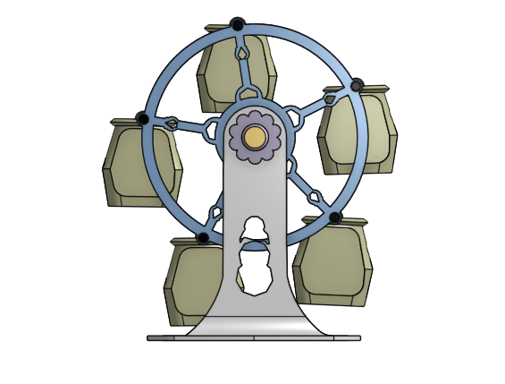 Victorian Ferris Wheel. by VeronicaL | Download free STL model ...