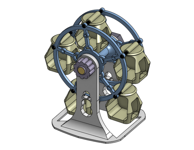 Victorian Ferris Wheel. by VeronicaL | Download free STL model ...
