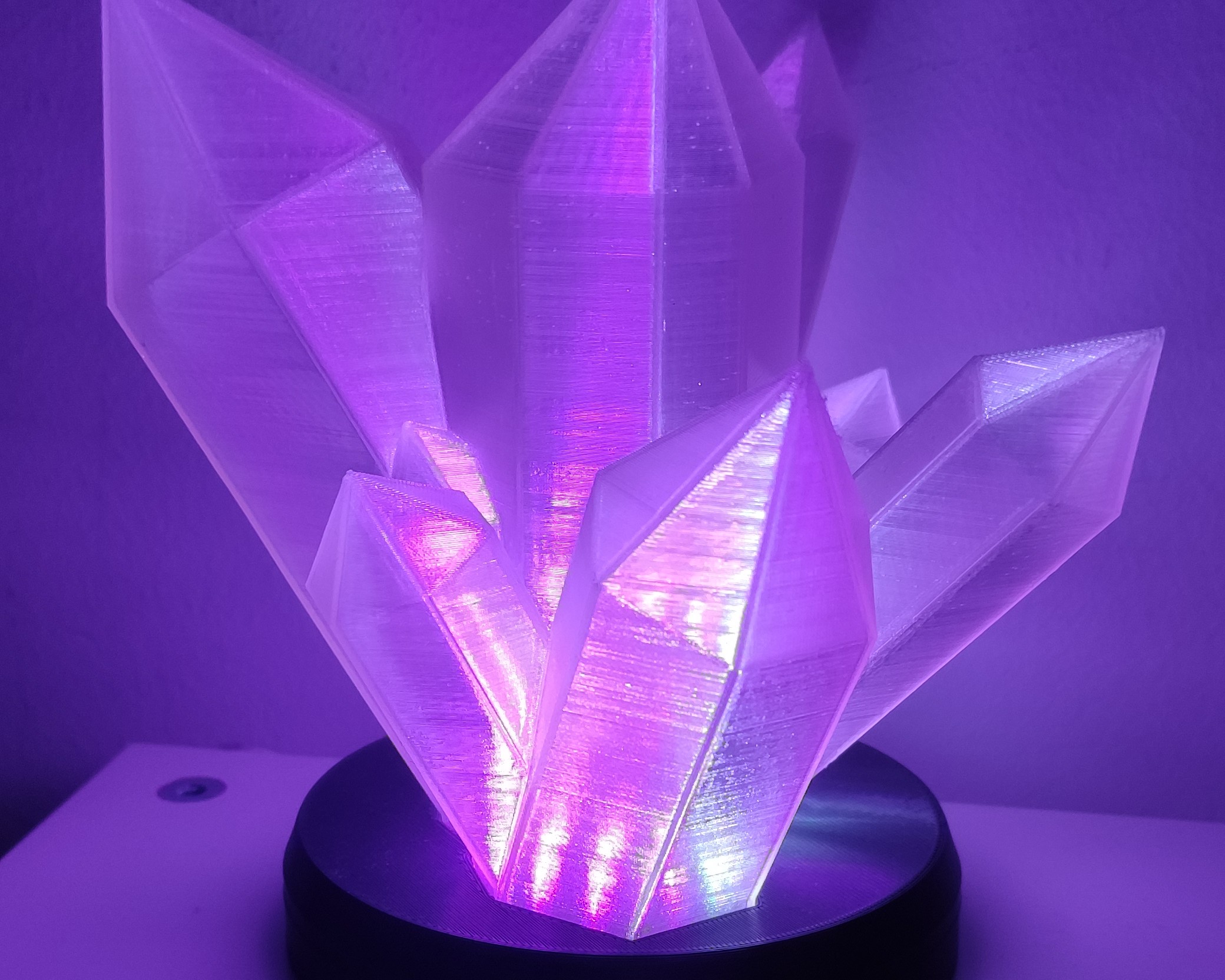 Crystal Lamp with WLED by Timon | Download free STL model | Printables.com