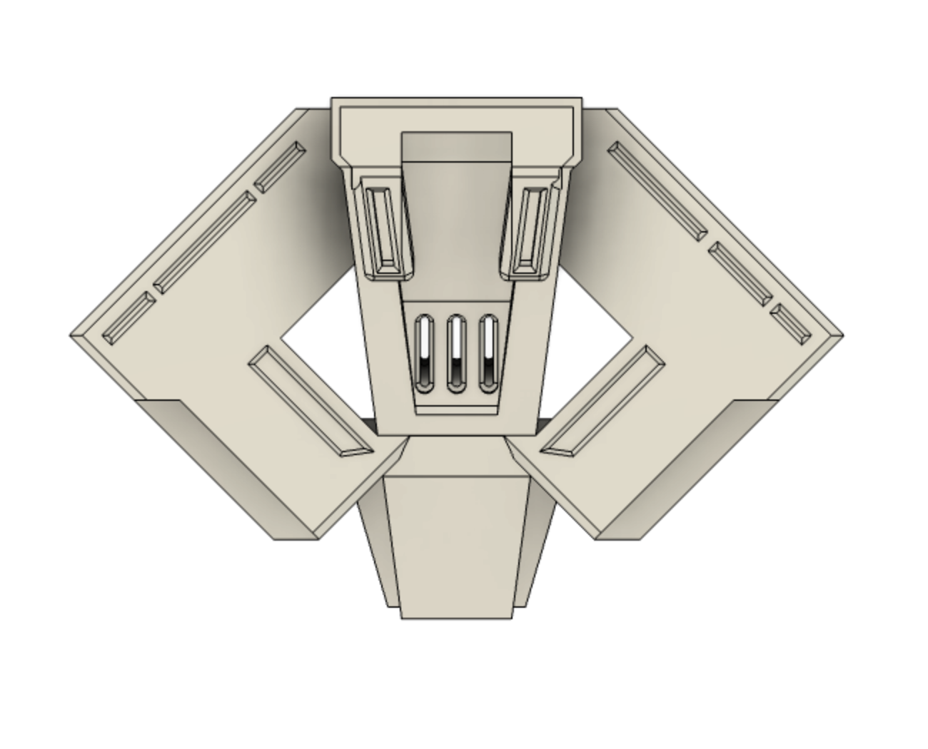 Squarish Spaceship (STEP) by Iulius Curt | Download free STL model ...