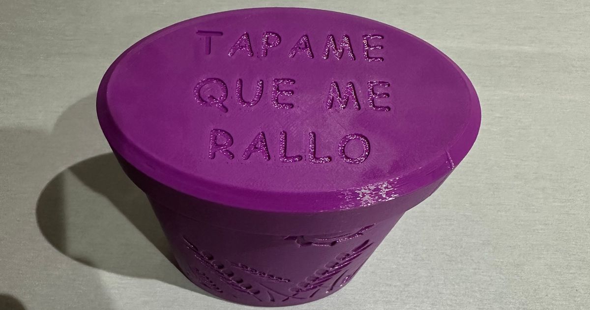 bote pan rallado by candido gonzalez martin | Download free STL model ...