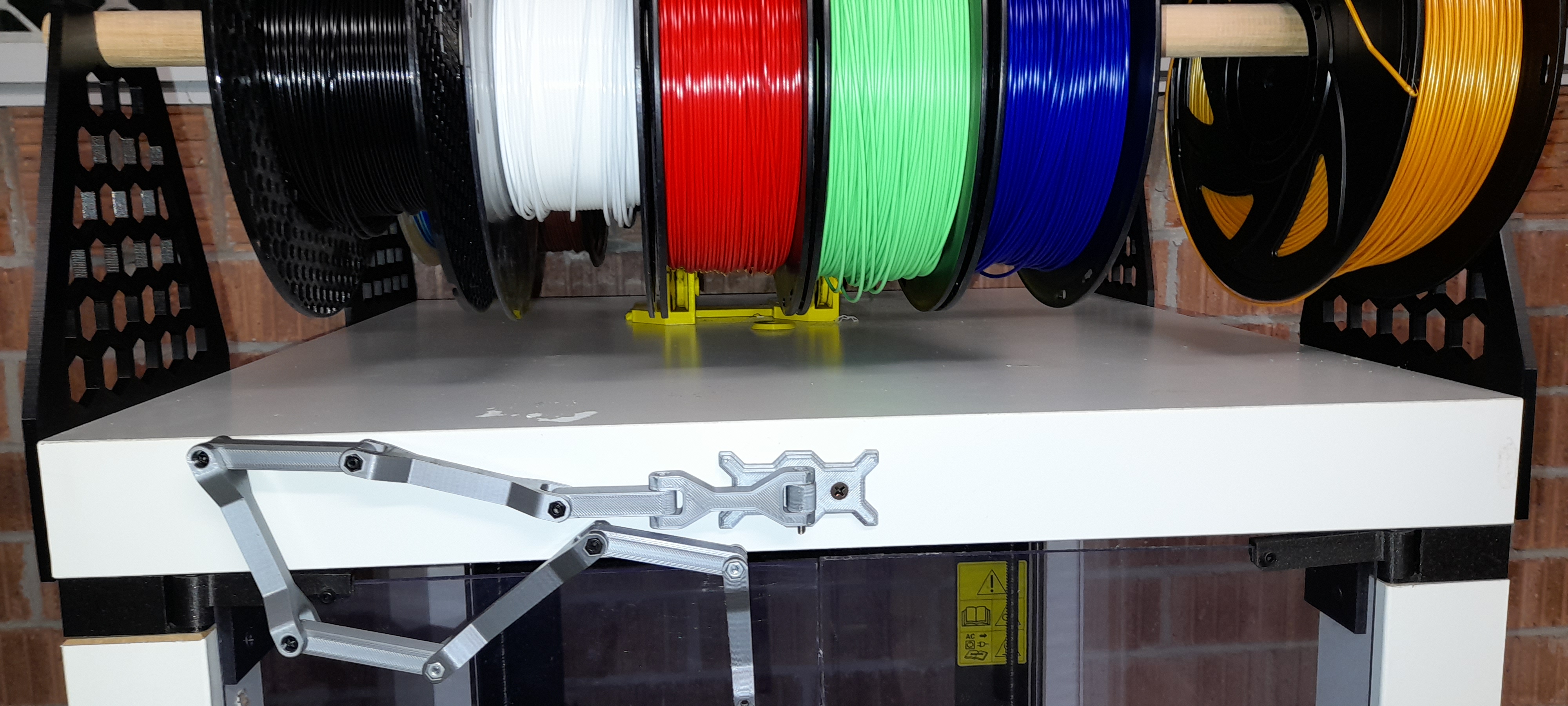 Ikea Lack Filament Holder by Auzziebogan26 | Download free STL model ...