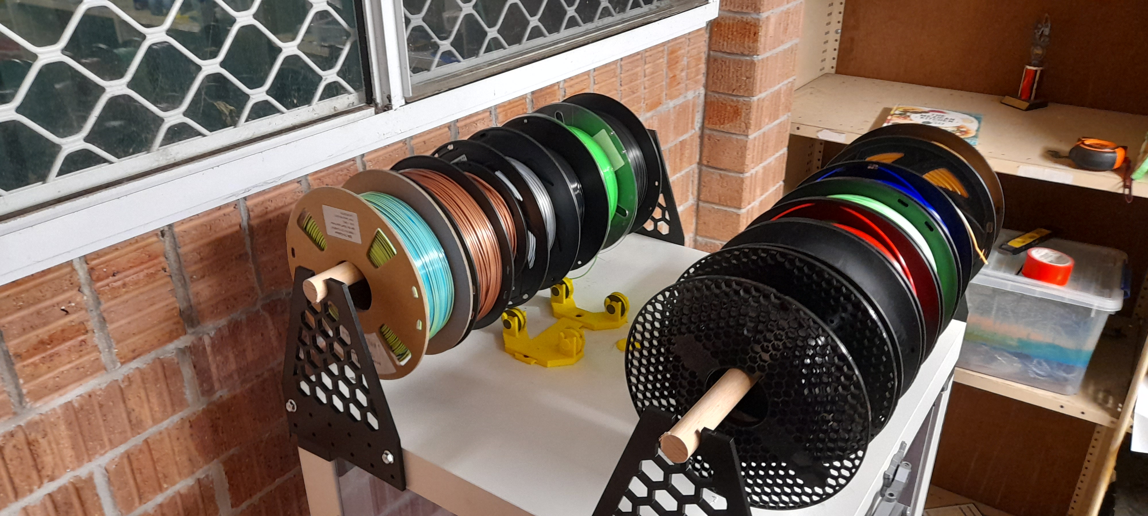 Ikea Lack Filament Holder by Auzziebogan26 | Download free STL model ...