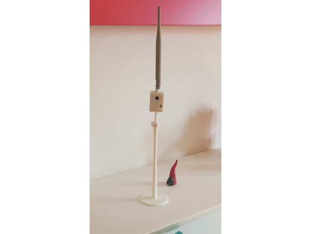 ESP32-cam storage box with base, various brackets, rod with pedestal ...