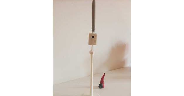 ESP32-cam storage box with base, various brackets, rod with pedestal ...