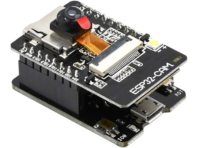 ESP32-cam storage box with base, various brackets, rod with pedestal ...