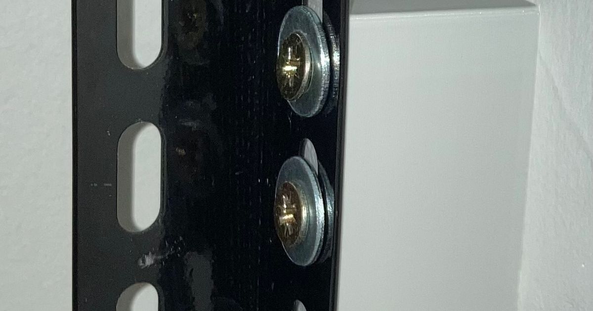 Metal Rack Wall Spacer by hadessuk | Download free STL model ...