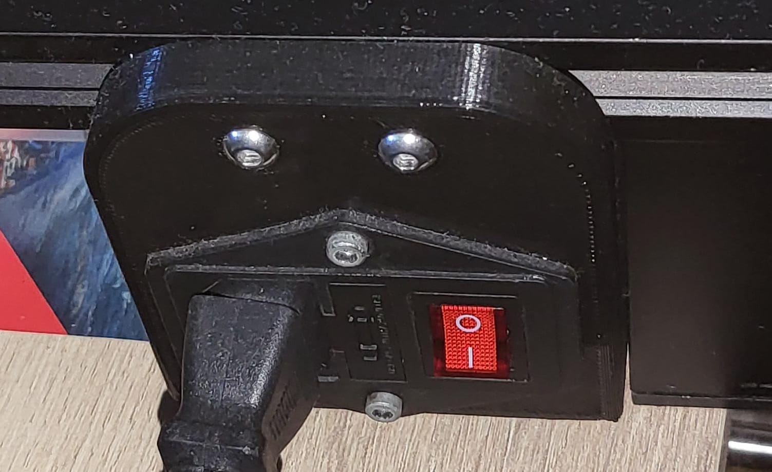 Power Button/Cable Mount, 3D Printer. by JohnGotti | Download free STL ...