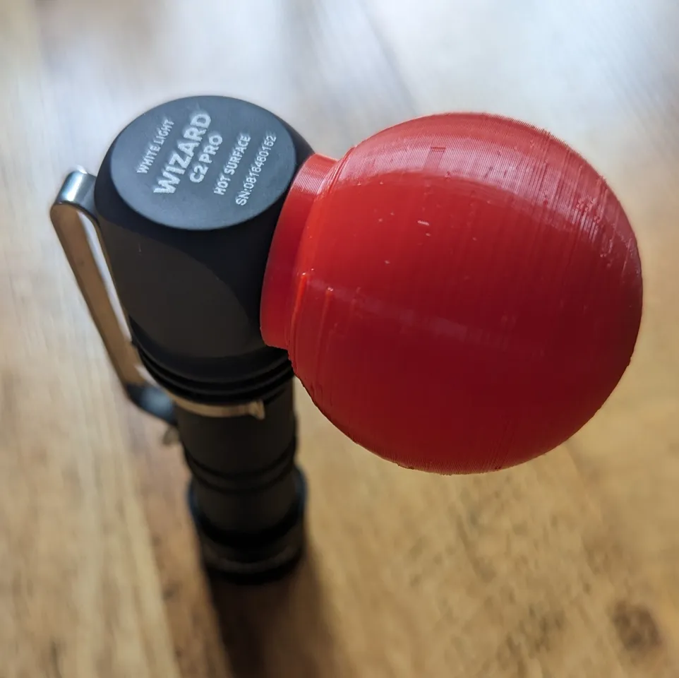 Flashlight Diffuser for Armytek Wizard C2 Pro Headlamp by Chrido ...