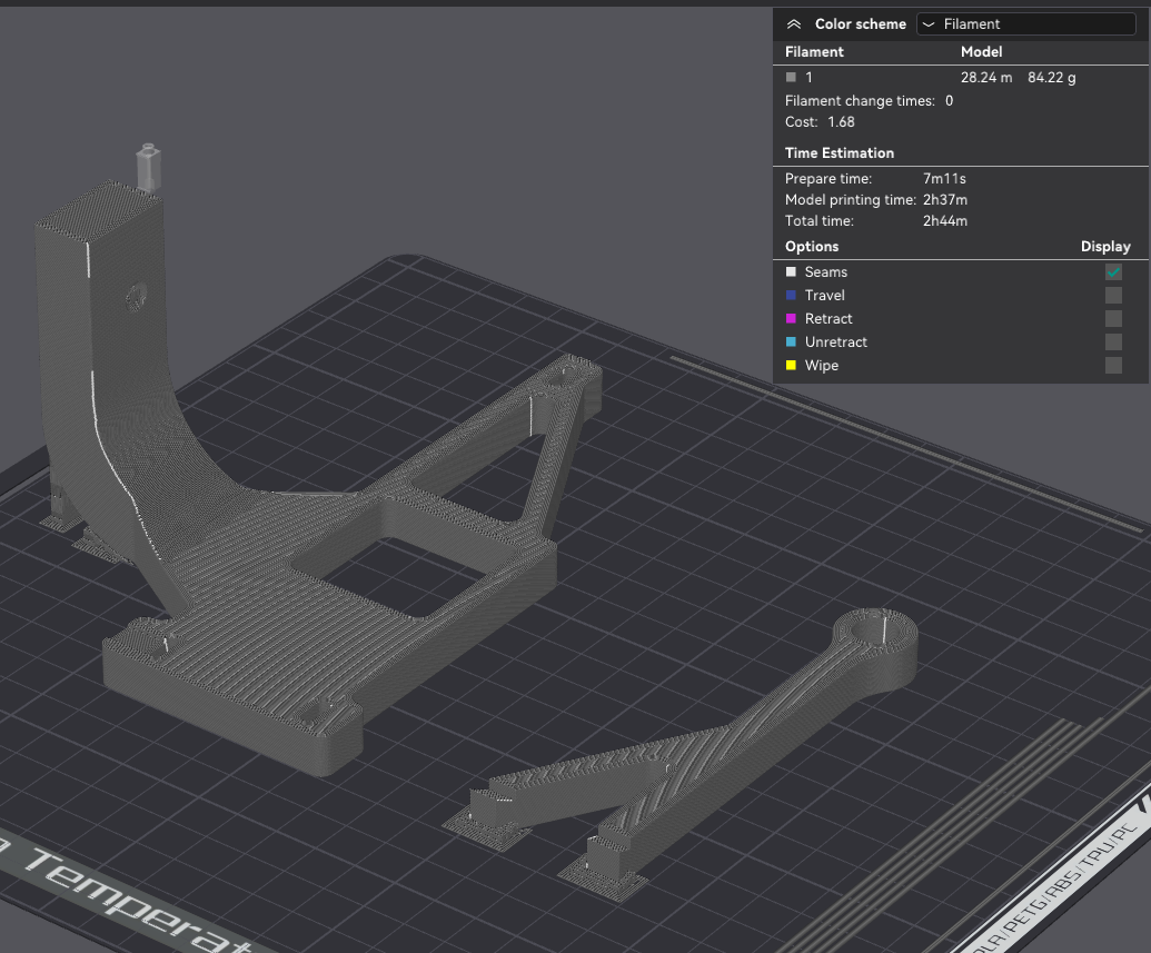 Bambu X1C / P1S side mount spool holder v2 von BC Designs | Kostenloses ...